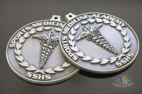 China Custom Zinc Alloy Silver Music Medal 63.5mm with Ribbon for Awards for sale