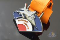 China Custom 3D Soft Enamel Gold Silver Metal Medals 65mm Half Marathon Running Awards for sale