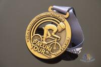 China Custom Bike Sports Marathon Finisher Metal Medal 60mm Imitation Antique Gold Plating for sale