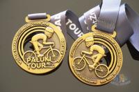 China Custom Bike Sports Marathon Finisher Metal Medal 60mm Imitation Antique Gold Plating for sale