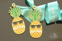 China Custom Zinc Alloy Sports Football Racing Award Medals 80mm for School Kids for sale