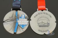 China Custom Engraved Metal Award Medals 80mm 3D Effect Antique Silver Plating for sale
