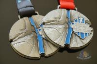 China Custom Engraved Metal Award Medals 80mm 3D Effect Antique Silver Plating for sale