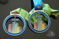 China Custom Die Casting Zinc Alloy Soft Enamel Award Medals 60mm 3mm with Ribbon for sale