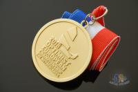 China Custom Zinc Alloy Medal 60mm Running Marathon Championship Award Gift for sale