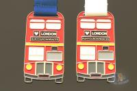China Custom Soft Enamel Sports Medal 70mm x 3mm Zinc Alloy Die Cast with Gold Plating for sale