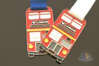 China Custom Soft Enamel Sports Medal 70mm x 3mm Zinc Alloy Die Cast with Gold Plating for sale