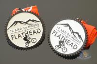 China Custom Sandblasted Back Die Casting Sports Medals 65mm Zinc Alloy for Running Riding for sale