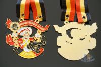 China Custom Soft Enamel Carnival Medals 88.9mm Zinc Alloy No MOQ for sale
