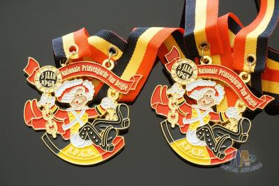 China Custom Soft Enamel Carnival Medals 88.9mm Zinc Alloy No MOQ for sale