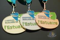 China Custom Zinc Alloy Award Medals 50mm Soft Enamel Color Filled Smooth Back for sale