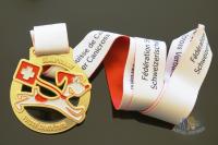 China Custom Zinc Alloy Award Medals OEM School Sports Medals Gold Silver Bronze Plating for sale