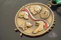 China Custom 3D Animal Medal No MOQ 60mm Zinc Alloy Die Cast Sports Award for sale