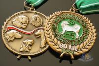 China Custom 3D Animal Medal No MOQ 60mm Zinc Alloy Die Cast Sports Award for sale