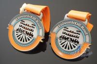 China Custom Die Cast Metal Award Medals 76.2mm Antique Plating Satin Ribbon for sale
