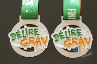 China Custom Award Medals Spray White and Colors Filled Zinc Alloy 50mm for Business Gift for sale