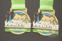 China Custom Soft Enamel Running Medals 80mm Zinc Alloy Die Cast Marathon Medals for sale
