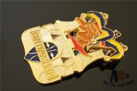 China Custom Carnival Medals 88.9mm Zinc Alloy with 7 Soft Enamel Colors and Shiny Gold Plating for sale