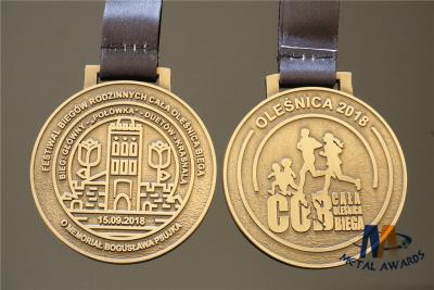 China Custom Die Cast Metal Medals Sanded Background Award Coins Medallions 50mm for sale