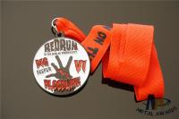 China Custom Black Nickel Award Medals with Woven Ribbon for Clubs 50mm for sale