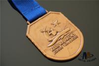 China Antique Plating Embossed Custom Engraved Medals Iron Material Durable for sale
