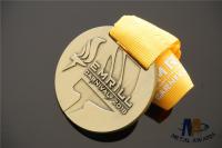 China OEM Die Cast Torch Medals Antique Silver Copper Eco Friendly 7-10 Days Sample for sale
