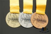 China OEM Die Cast Torch Medals Antique Silver Copper Eco Friendly 7-10 Days Sample for sale