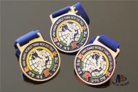 China Custom Award Medals Zinc Alloy Iron Brass 50mm Free Artwork Design for sale