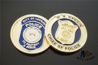 China Custom Brass Challenge Coins Two Sides Sandblast Background for Collection 1.5 Inch for sale