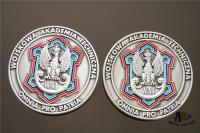 China Custom 3D Relief Challenge Coins 38.1mm Zinc Alloy with Soft Enamel and Backside Engraving for sale