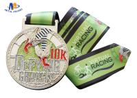 China Custom Matt Silver Plating Metal Award Medals 50mm with Smooth or Sandblasted Back for sale