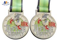 China Custom Matt Silver Plating Metal Award Medals 50mm with Smooth or Sandblasted Back for sale