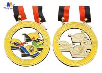 China Custom Carnival Medals Shiny Brass Plating Soft Enamel 80mm 2.5mm with 2 Eyes for sale