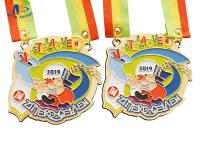 China Custom Metal Award Medals 88.9mm x 3mm with Colorful Soft Enamel Filled for sale