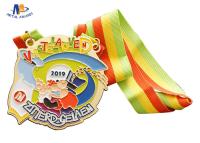 China Custom Metal Award Medals 88.9mm x 3mm with Colorful Soft Enamel Filled for sale