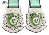 China Custom 3D Cut Out Award Medals with Color Fill and Heat Transfer Lanyard 50mm for sale