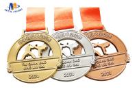 China Die Cast Sport Stock Medals Antique Gold Silver Copper Plating 50mm Zinc Alloy for sale