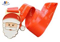 China Custom 70mm Zinc Alloy Die Cast Medal with Soft Enamel and Sublimated Ribbon for sale