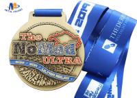 China Custom 2D Award Medals Antique Silver Plating Zinc Alloy 50mm for Europe Regional Events for sale