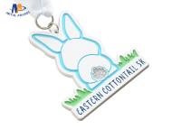 China Custom 5K Running Race Medal 76.2mm Zinc Alloy Die Cast with Sublimated Ribbon for sale