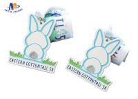 China Custom 5K Running Race Medal 76.2mm Zinc Alloy Die Cast with Sublimated Ribbon for sale