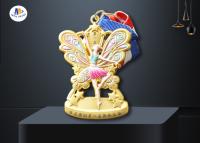 China Butterfly Shape 76.2mm Dancing Event Medals Zinc Alloy Shiny Gold Plating for sale