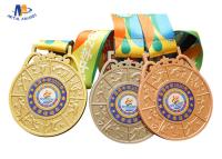 China Custom Sport Event Medal 76.2mm Zinc Alloy Die Cast with 3D Effect Players Along Rim for sale
