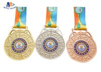 China Custom Sport Event Medal 76.2mm Zinc Alloy Die Cast with 3D Effect Players Along Rim for sale