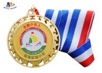 China Custom Zinc Alloy Star Medal 76.2mm with Soft Enamel Color Painting for Sports Awards for sale
