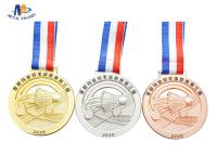 China Custom 65mm Die Cast Zinc Alloy Badminton Medals 3D Mold Antique Brass for sale