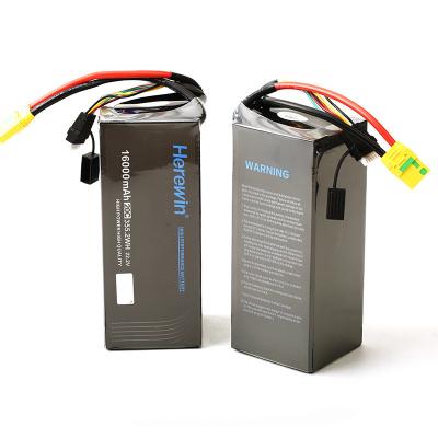 China Herewin 6S 16000mAh 22.2V 25C LiPo Drone Battery for UAVs Long Flight Time for sale