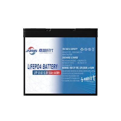 China Jarwin 12.8V 50Ah LiFePO4 Lead Acid Replacement Lithium Battery 0.64kWh for Solar RV Golf Cart for sale