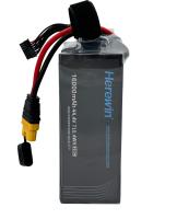 China 16000mAh 12S 44.4V 25C LiPo Pouch Cell UAV Battery for Agricultural Drones for sale