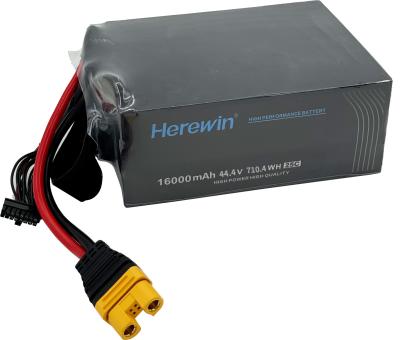 China Herewin 12S 44.4V 22000mAh 25C LiPo Drone Battery for Extended Flight for sale